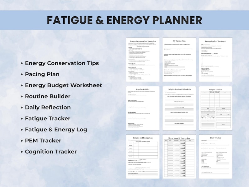 Chronic Illness Planner Bundle, Whole Shop Lifetime Access, Symptom ...