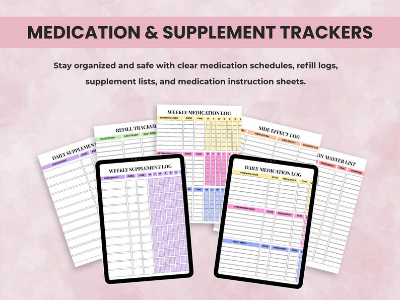 Whole Shop Bundle for Chronic Illness, Medical Logs, Symptom Trackers ...
