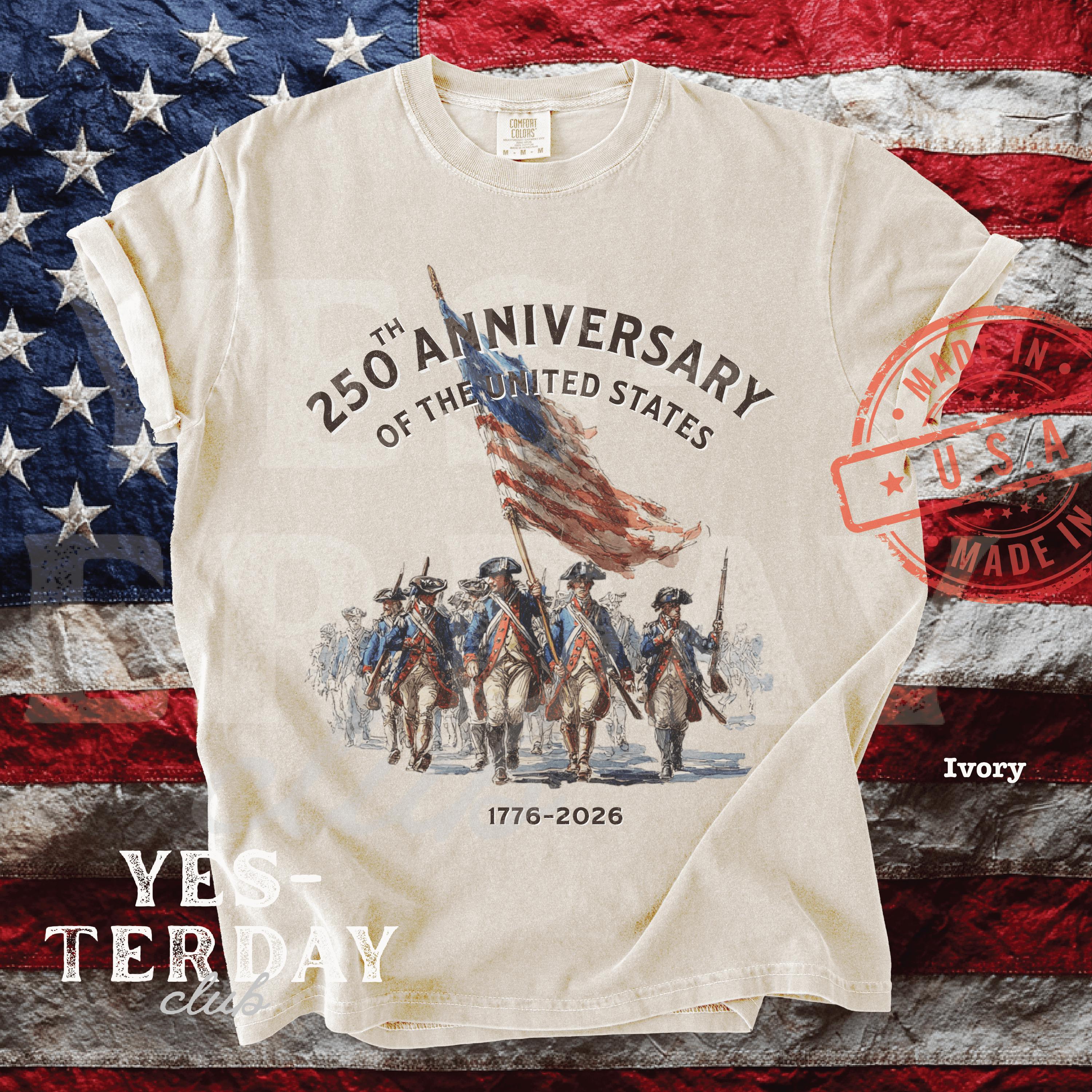 America 250th Anniversary, Revolutionary War Soldiers Shirt, 1776-2026 ...