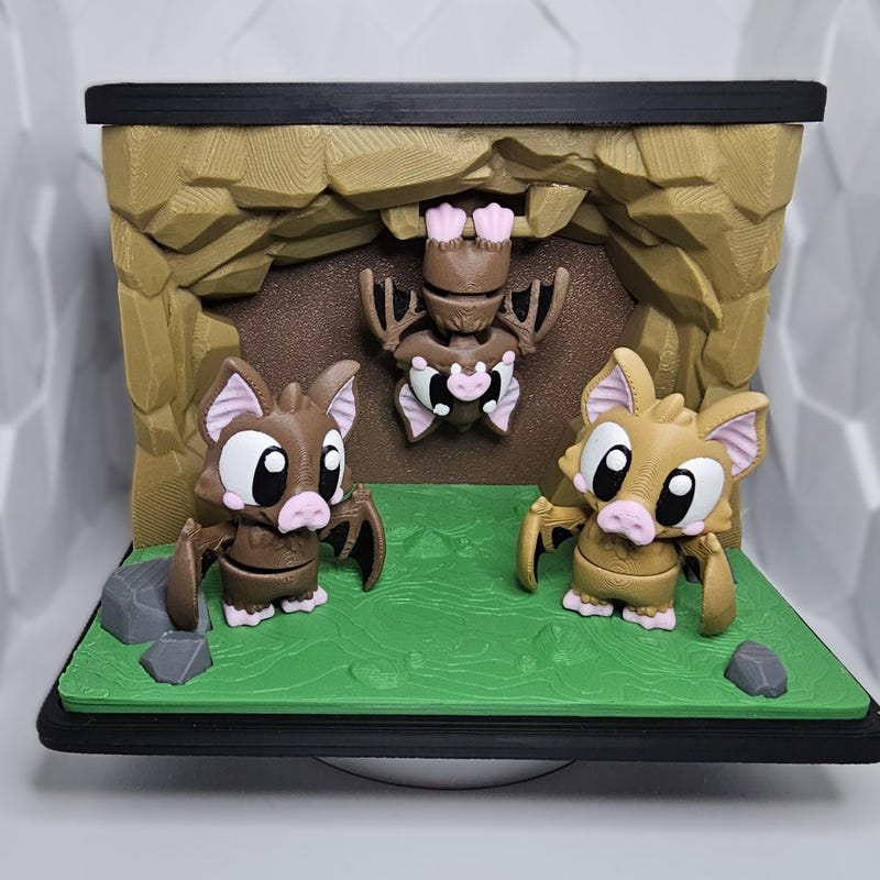 Bat Articulated Figure - Etsy