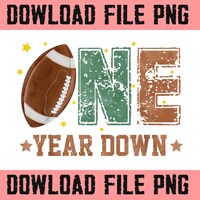5th Year Down Digital Design, Fifth Birthday PNG, Football Five, 5 Year ...