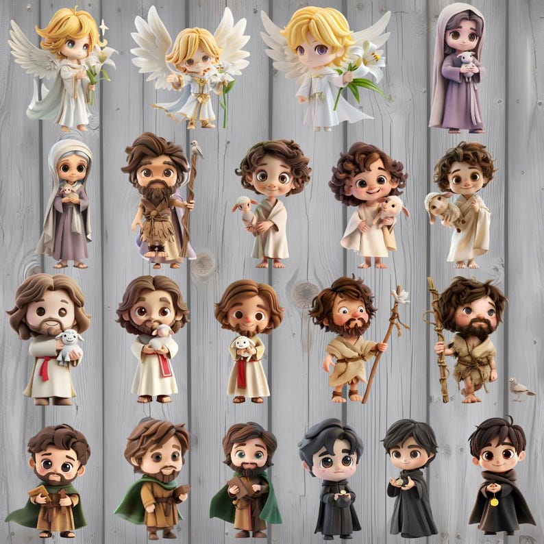 New Testament Bible Characters Clipart, New Testament Character Clipart ...