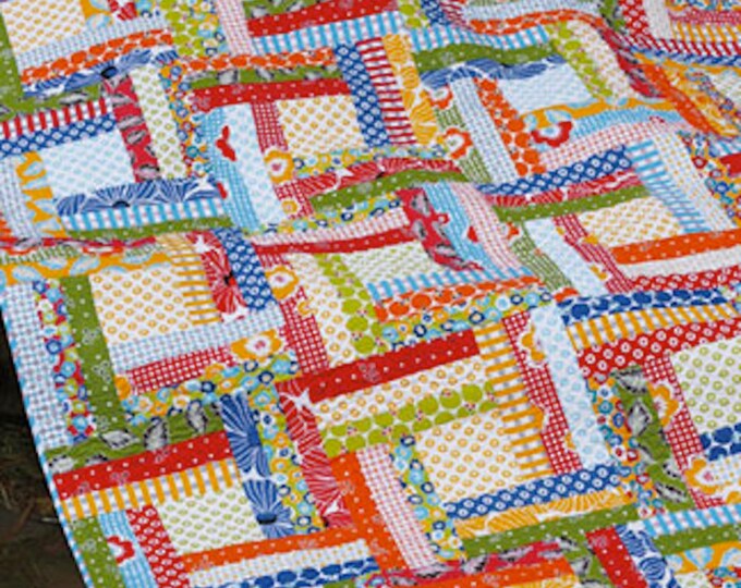 Off the Rail Quilt Pattern by Jaybird Quilts- Multiple Quilts Sizes ...