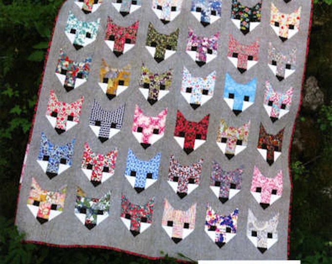 Fancy Fox Quilt Pattern by Elizabeth Hartman 3 Sizes Baby, Lap and Twin ...