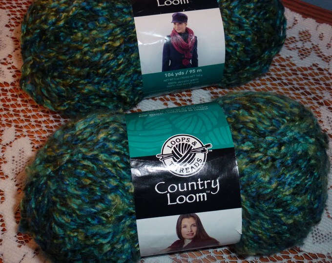 Loops and Threads Country Loom Yarn Solarium 2 Skeins | Etsy