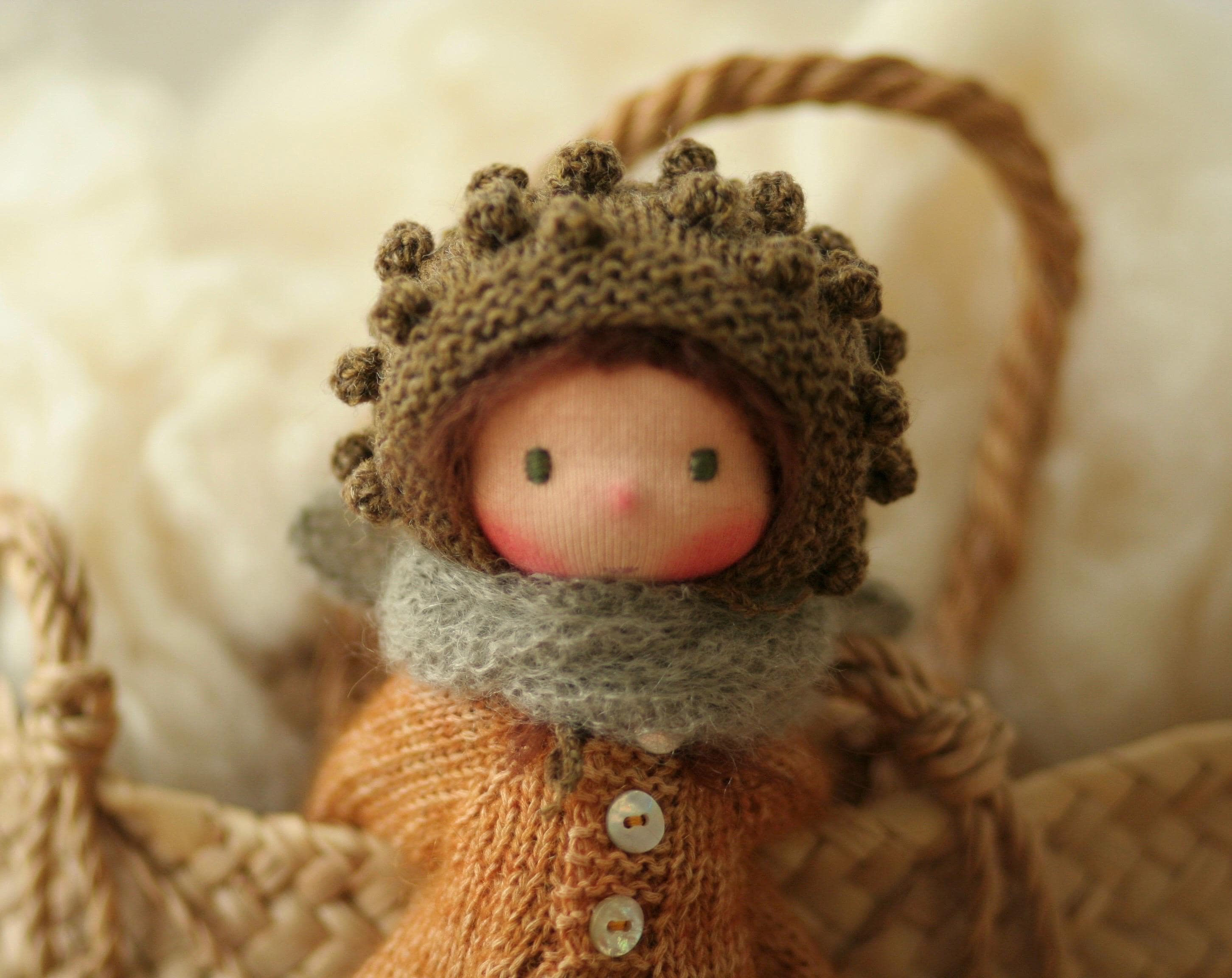 Clara -USA DDP (delivered Duty Paid)-peperuda Doll, Knitted Doll 14 ...