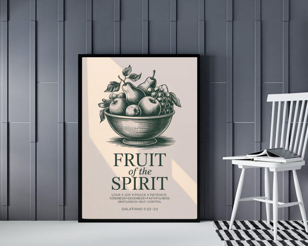 Fruits of the Spirit Wall Print, Fruits of the Spirit Prints, Fruit of ...