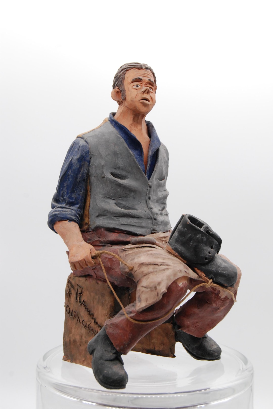 Signed Gaetano Romano Ceramic Sculpture, Caltagirone, 1960s - VINTAGE ...