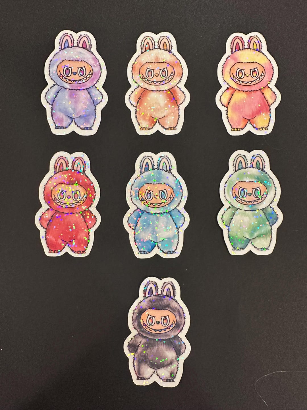 Labubu Vinyl Sticker: Waterproof Popmart Monster Art - Etsy