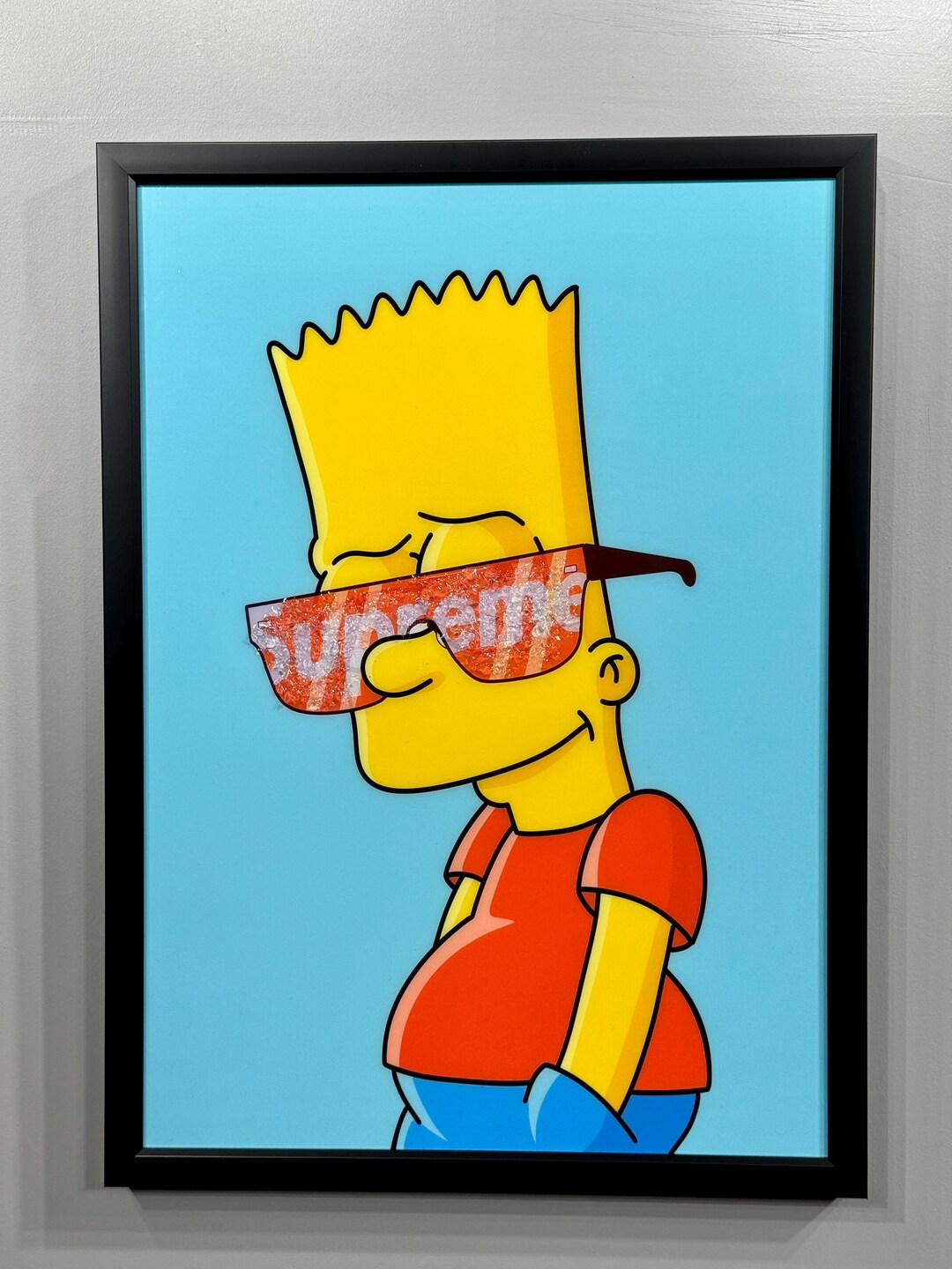 Simpson Epoxy Wall Painting, Epoxy Wall Decor, Wall Painting, Handmade ...