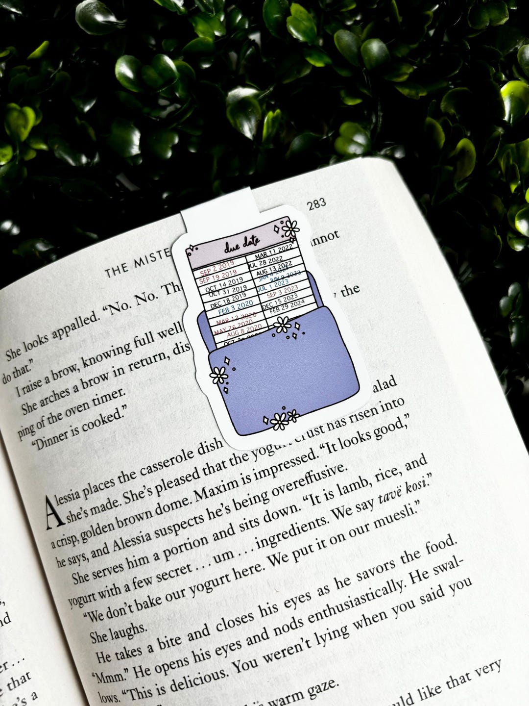Library Checkout Card Magnetic Bookmark | Bookish Gifts | Book ...