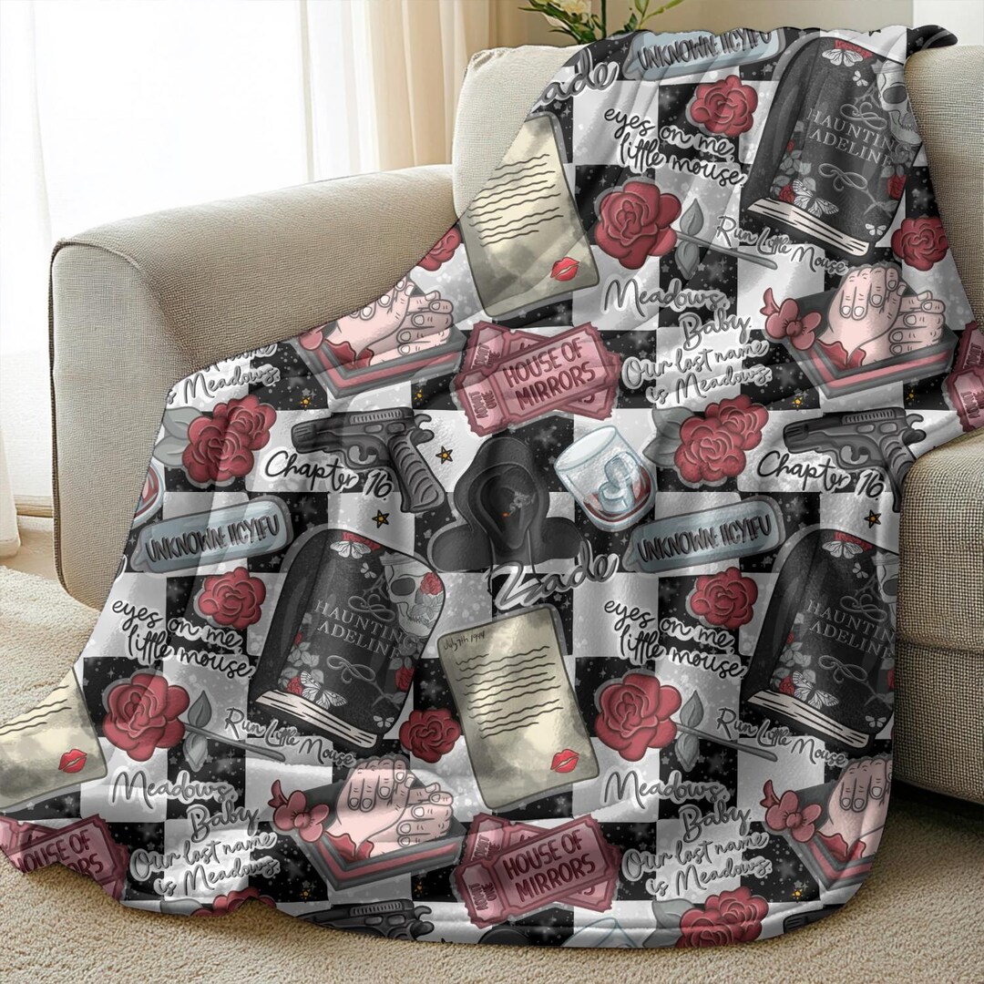 Haunting Adeline Blanket | Fleece Material | Gift for Her | Queen Size ...