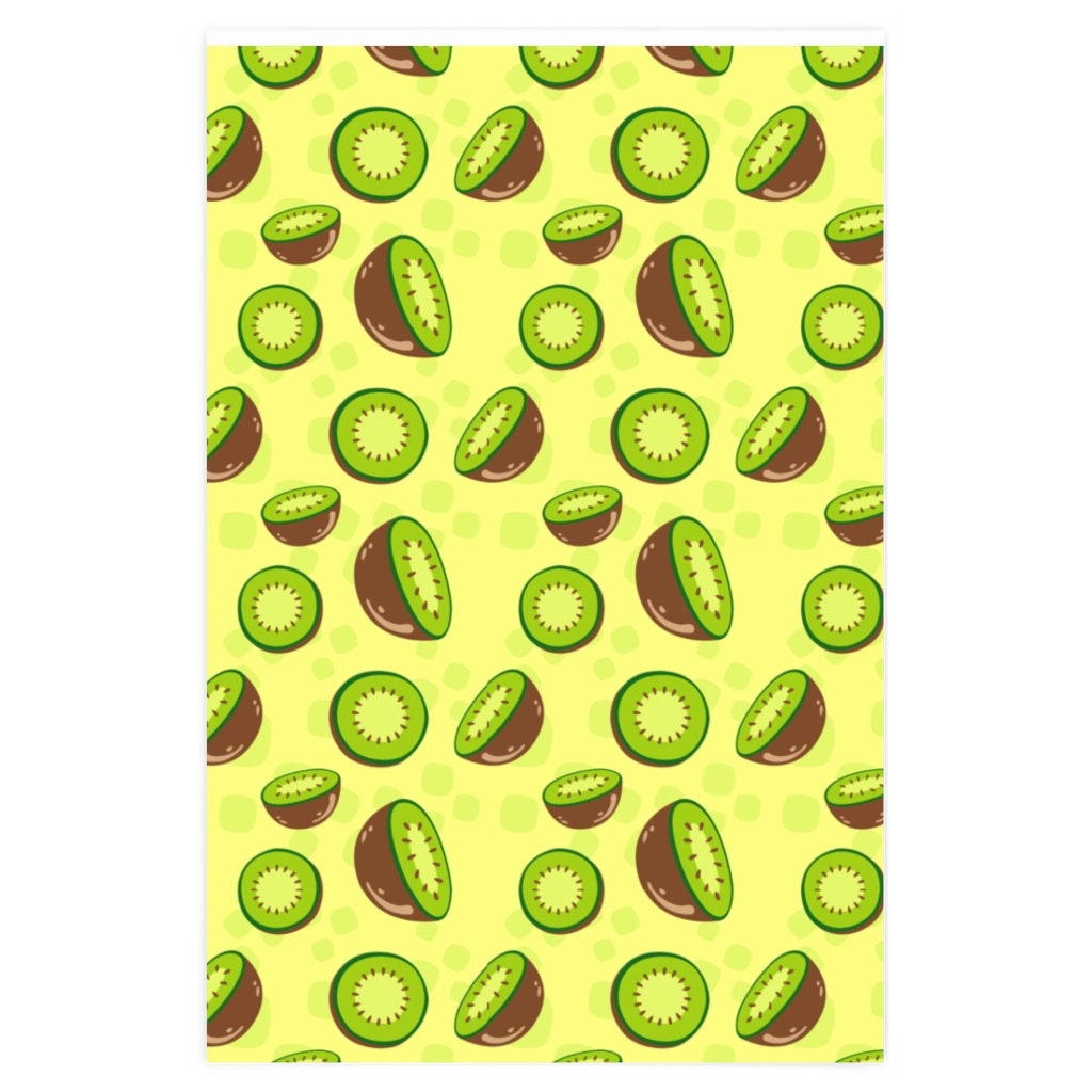 Kiwi Boutique Wrapping Paper - Kiwi and Fruit Salad Birthday Party ...