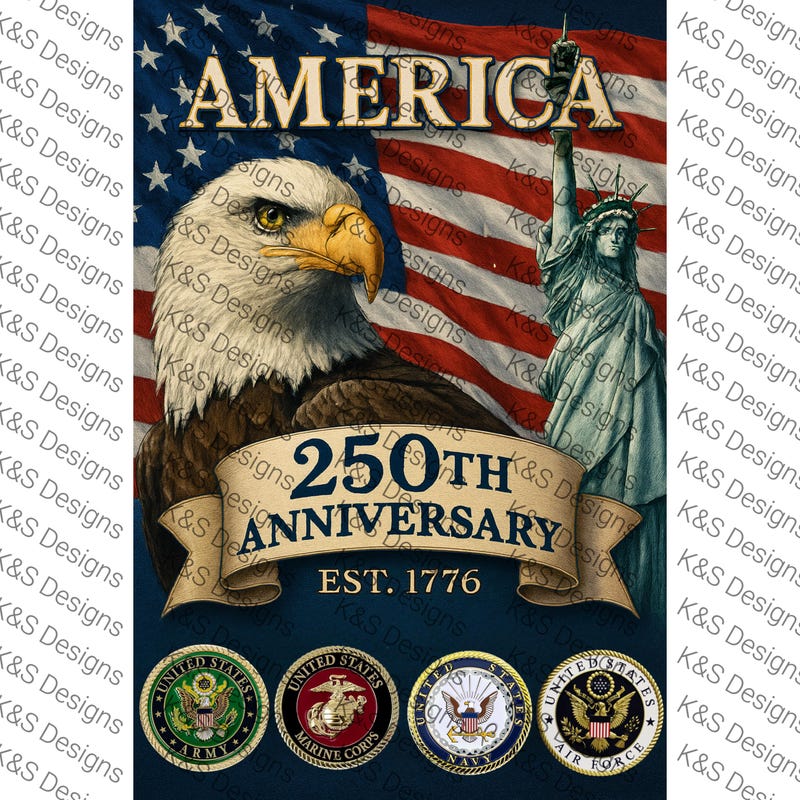 America 250 Posters - Etsy