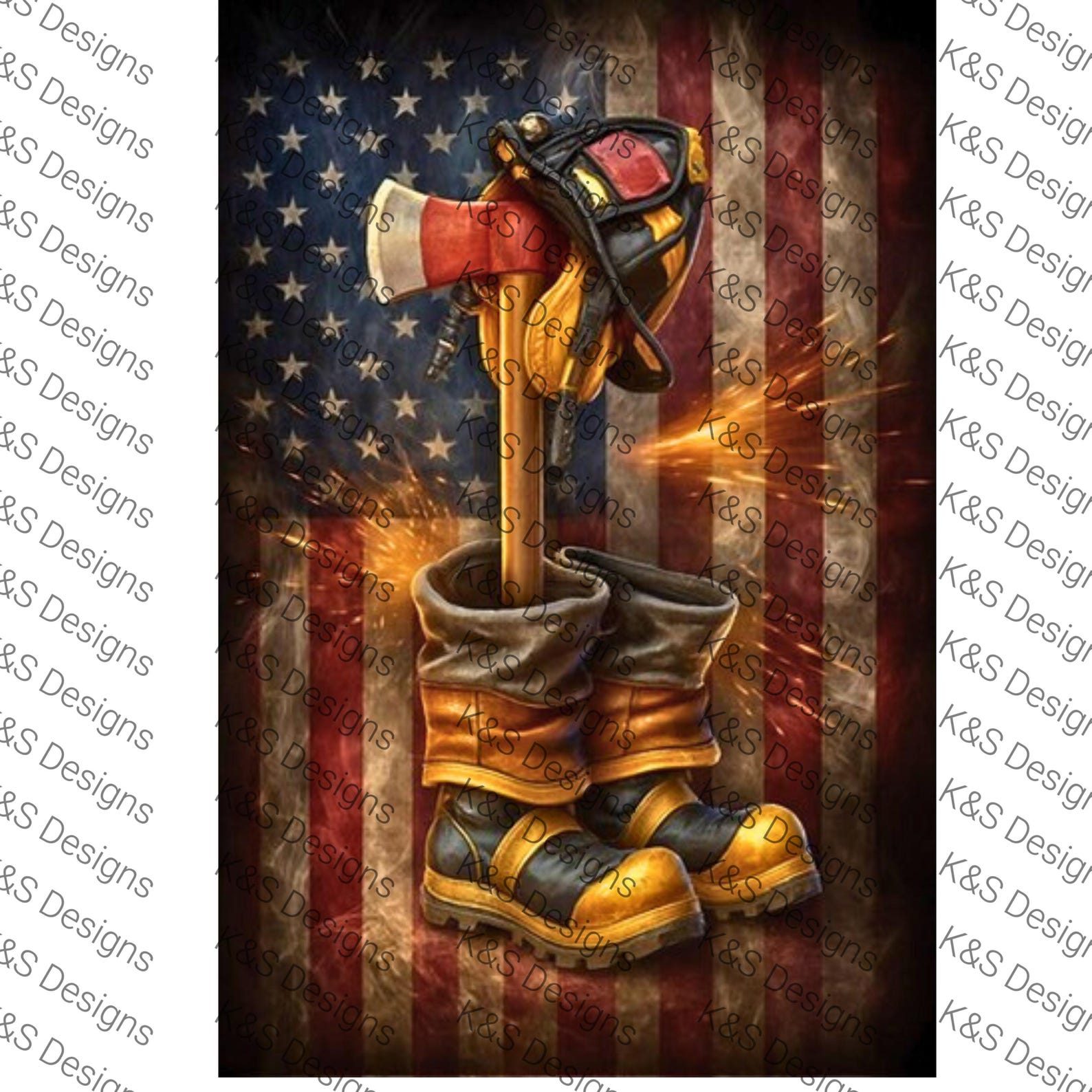Firefighter Tribute PNG Bundle | Heroic Digital Art for Sublimation ...