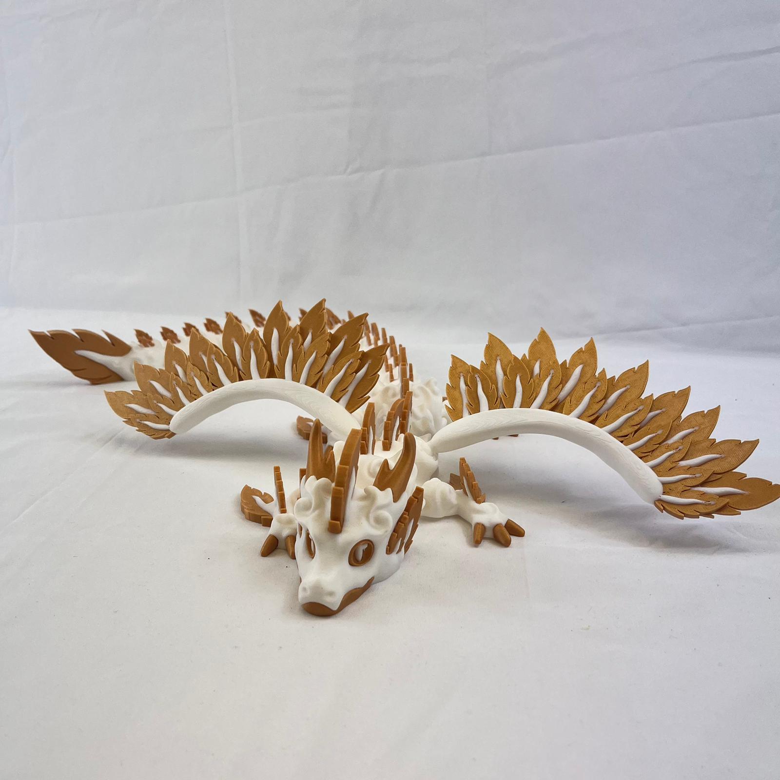 Breezeclaw Dragon – 3D Printed Articulated Fantasy Showpiece - Etsy