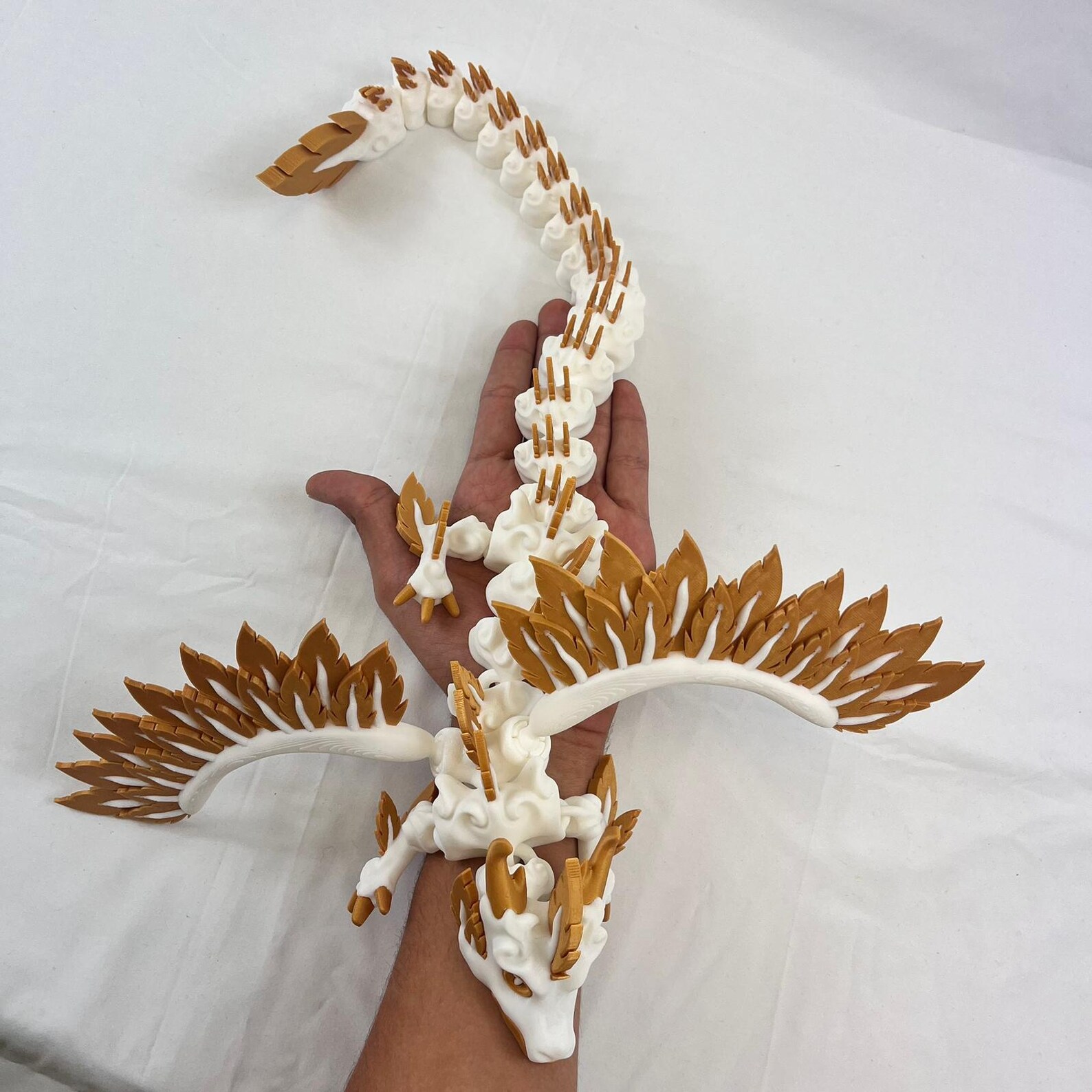 Breezeclaw Dragon – 3D Printed Articulated Fantasy Showpiece - Etsy