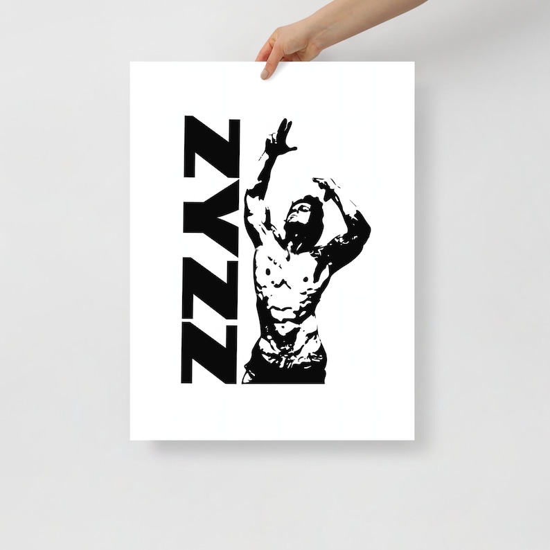 Zyzz Gym Motivation Poster: Bodybuilding Wall Art - Etsy