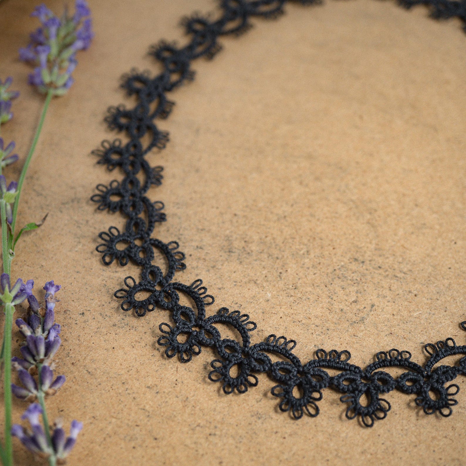 Shuttle Tatting Necklace Pattern: Tatted Lace, Charlotte Design (PDF ...