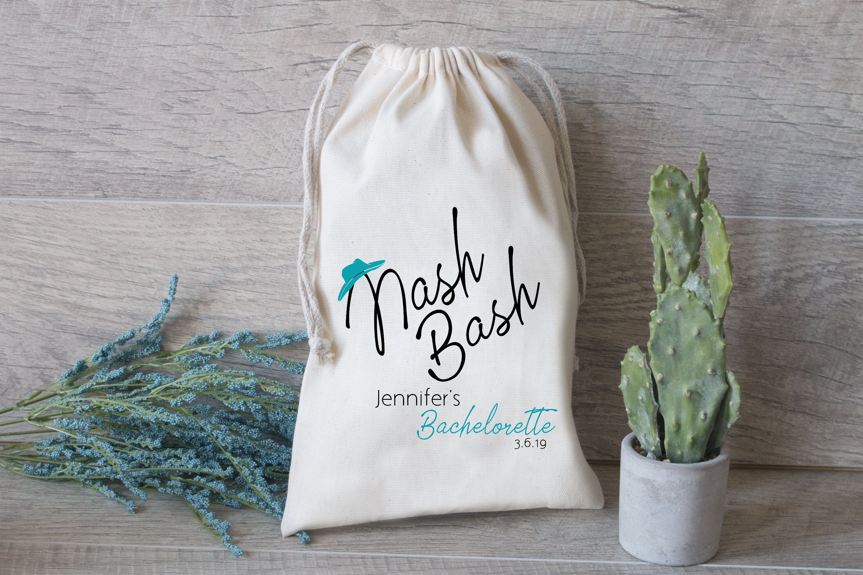 Hangover Kit Bag Nash Bash Bachelorette Party Drawstring - Etsy