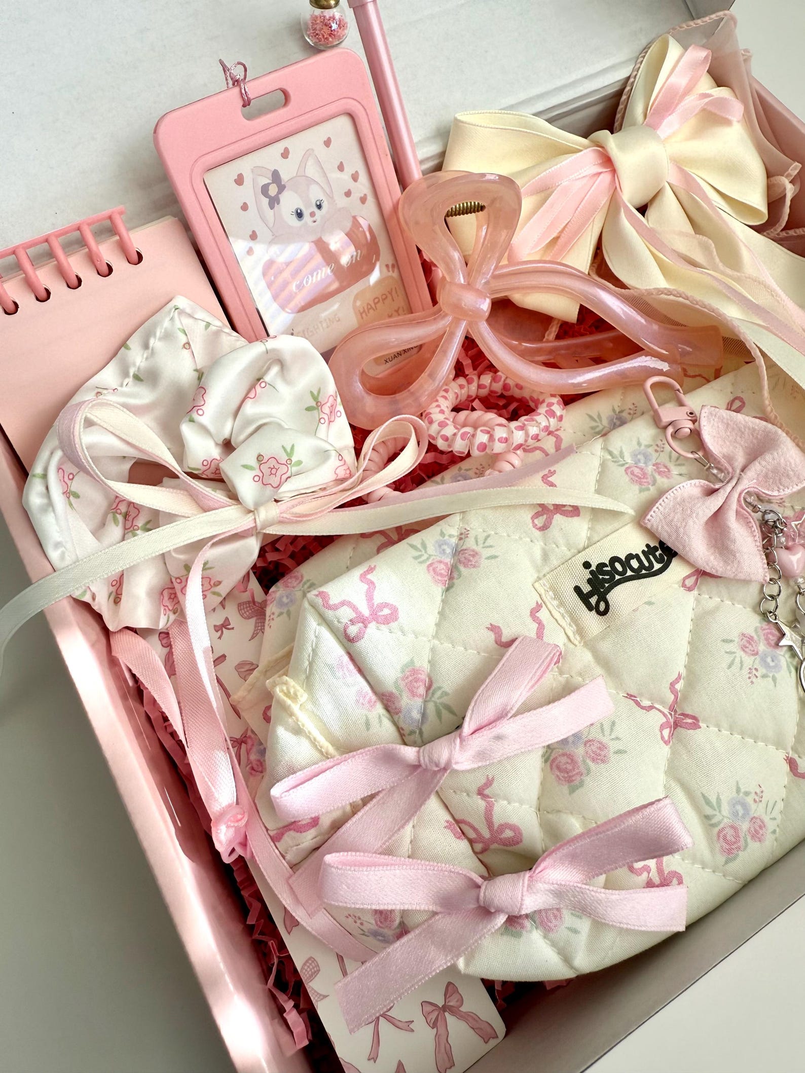 Pink Bow Aesthetic Gift Box – Custom Cute Box for Friend – Self Care ...