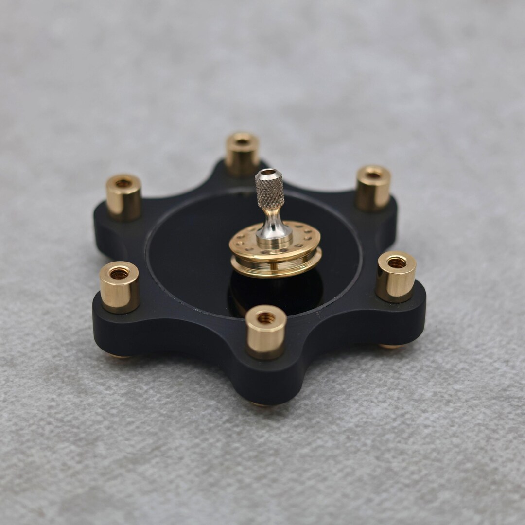 Handmade Spin Top Station, Display Dock for 3 Tops - Etsy