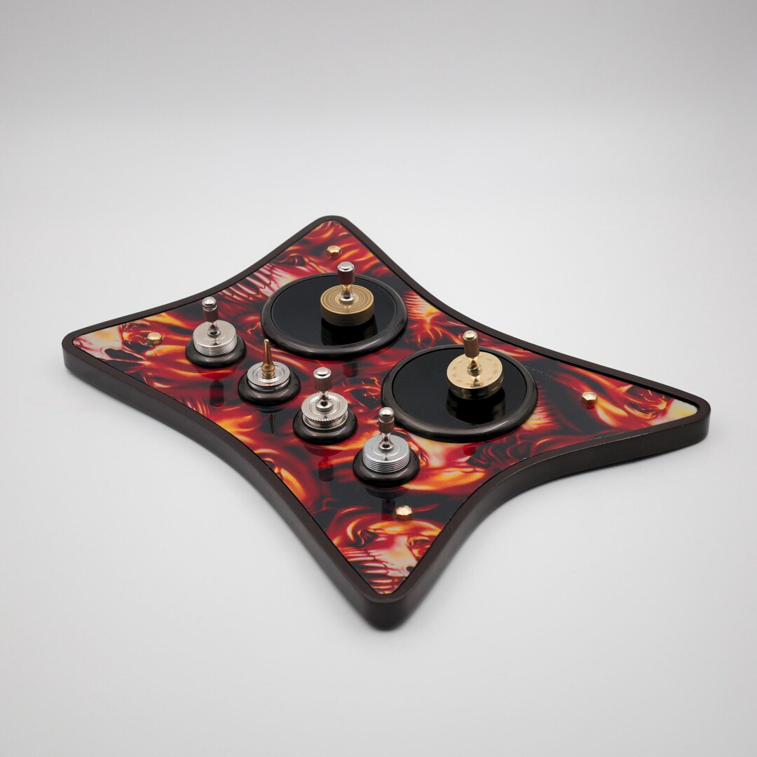 Spin Station for Spin Top With a Dock for 4 Top, One Of-a-kind With 2 ...