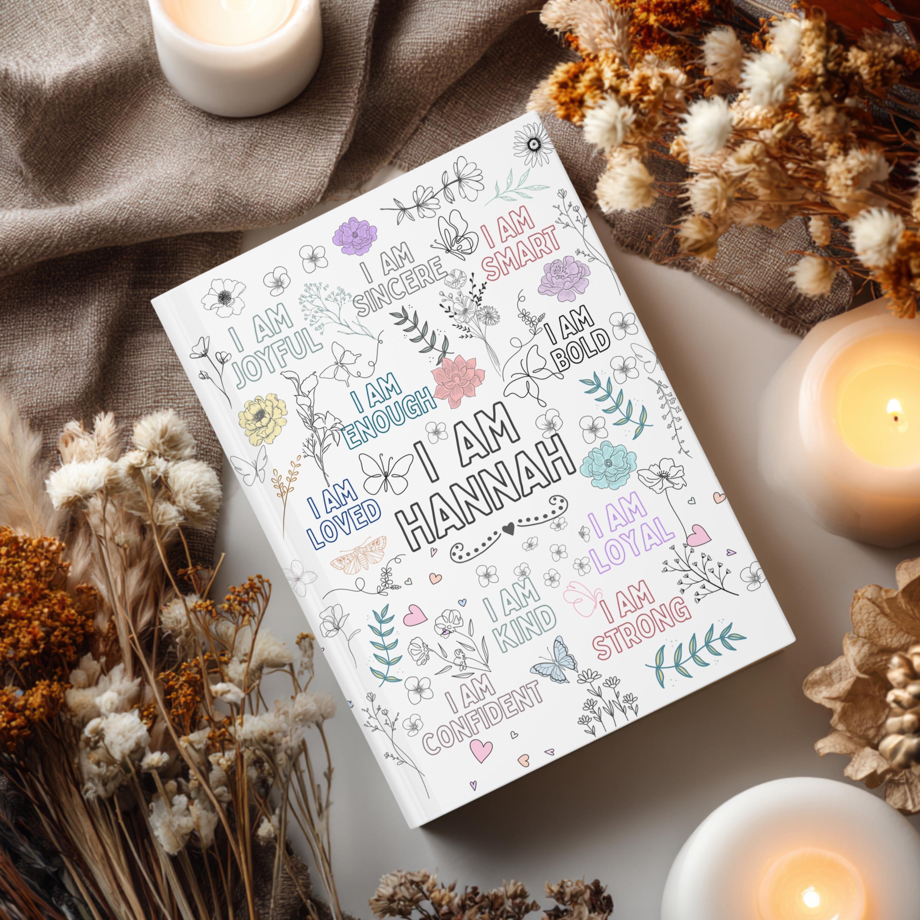 I Am Positive Affirmations Journal | Personalized Name Notebook, Gift ...