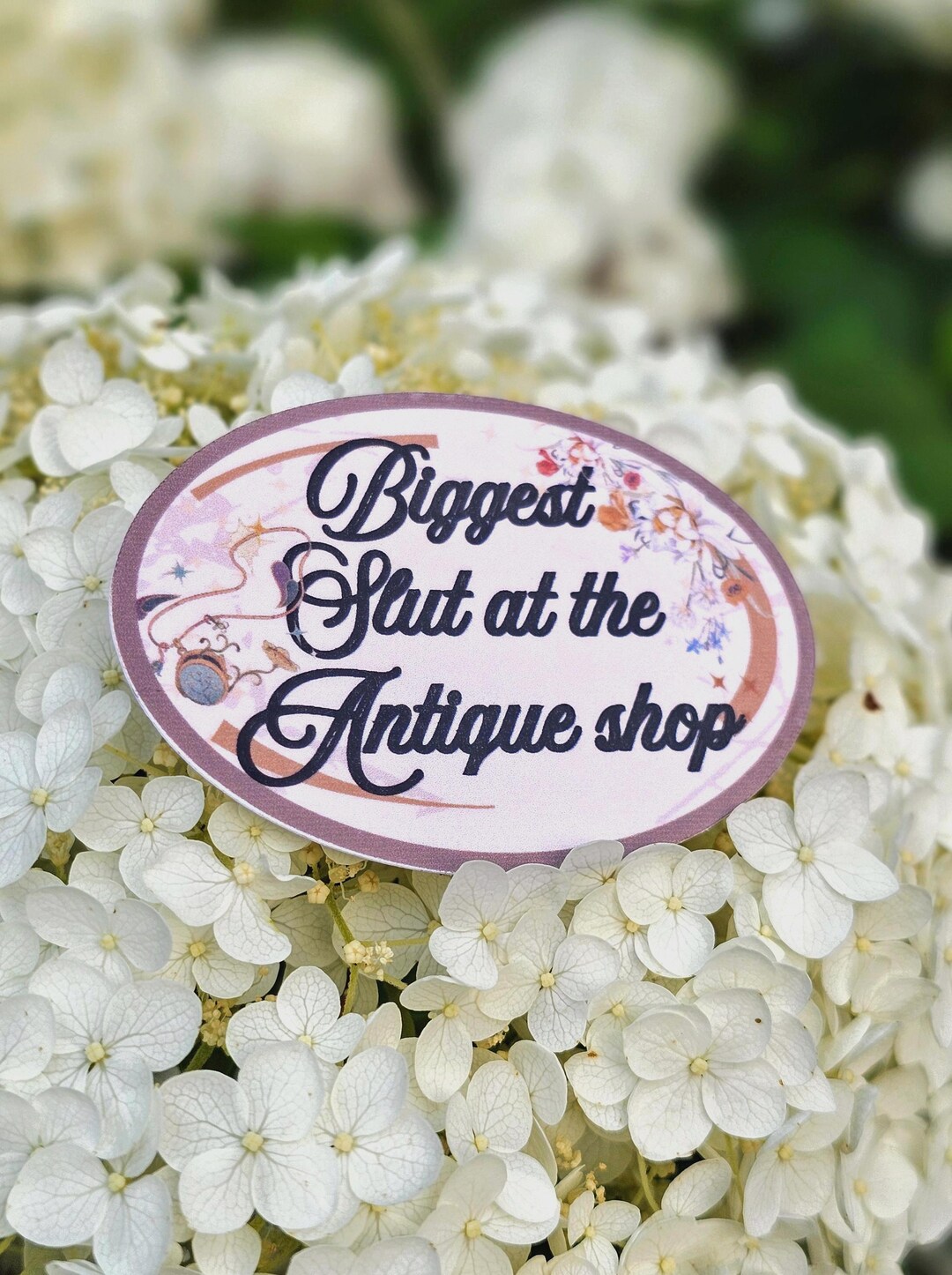 Antique Lover Vinyl Sticker - Etsy