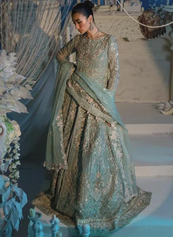 Custom Stitch | Pakistani Designer Wedding Nikah/engagement/walima Gown ...
