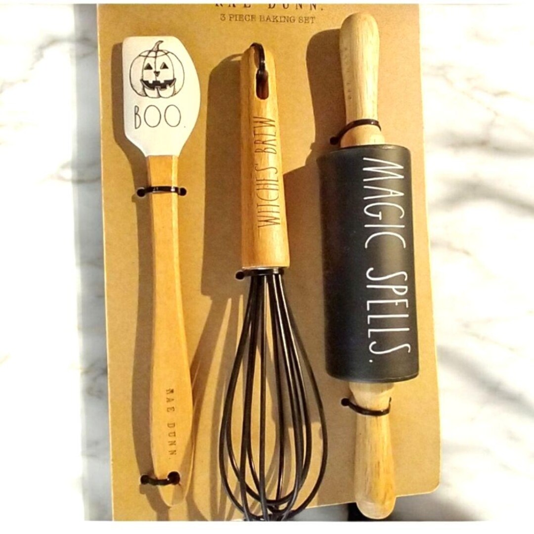RAE DUNN Small Halloween 3 Piece Kitchen Mini Baking Utensils - Etsy