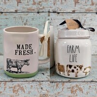 Coffee Mug With New England Barn | Rustic Farm Coffee Art - Etsy