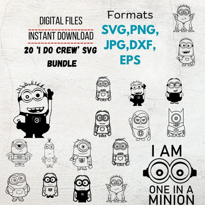 Minions Silhouette - Etsy