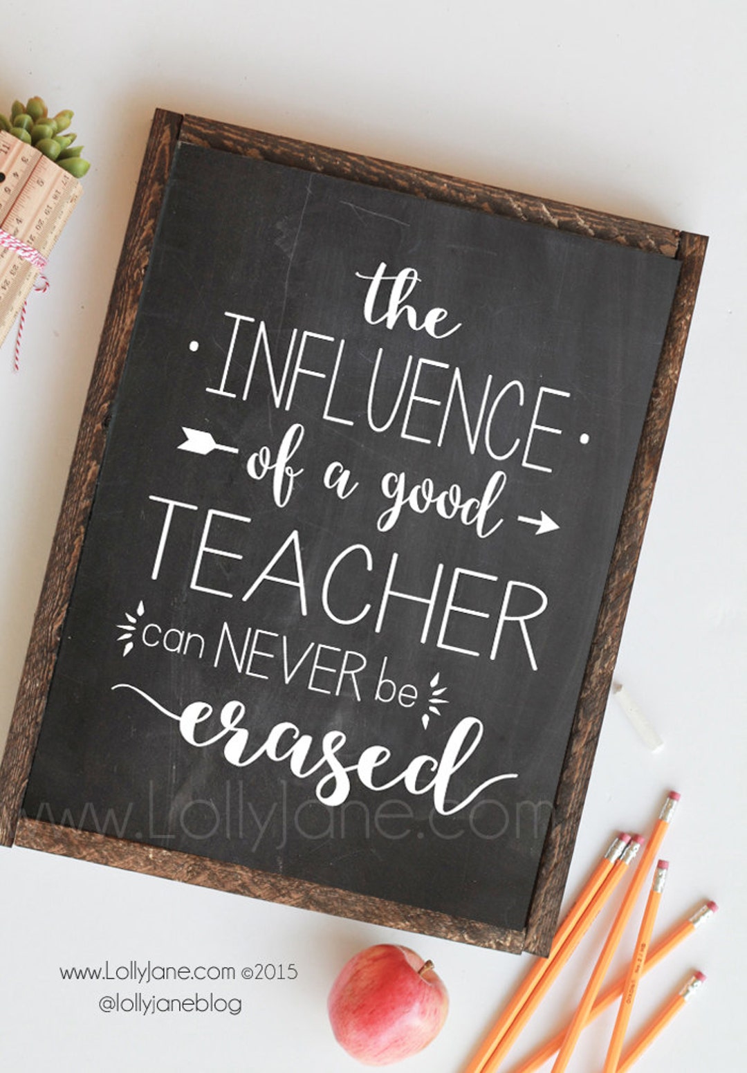 The Influence of a Good Teacher Can Never Be Erased -quote INSTANT ...