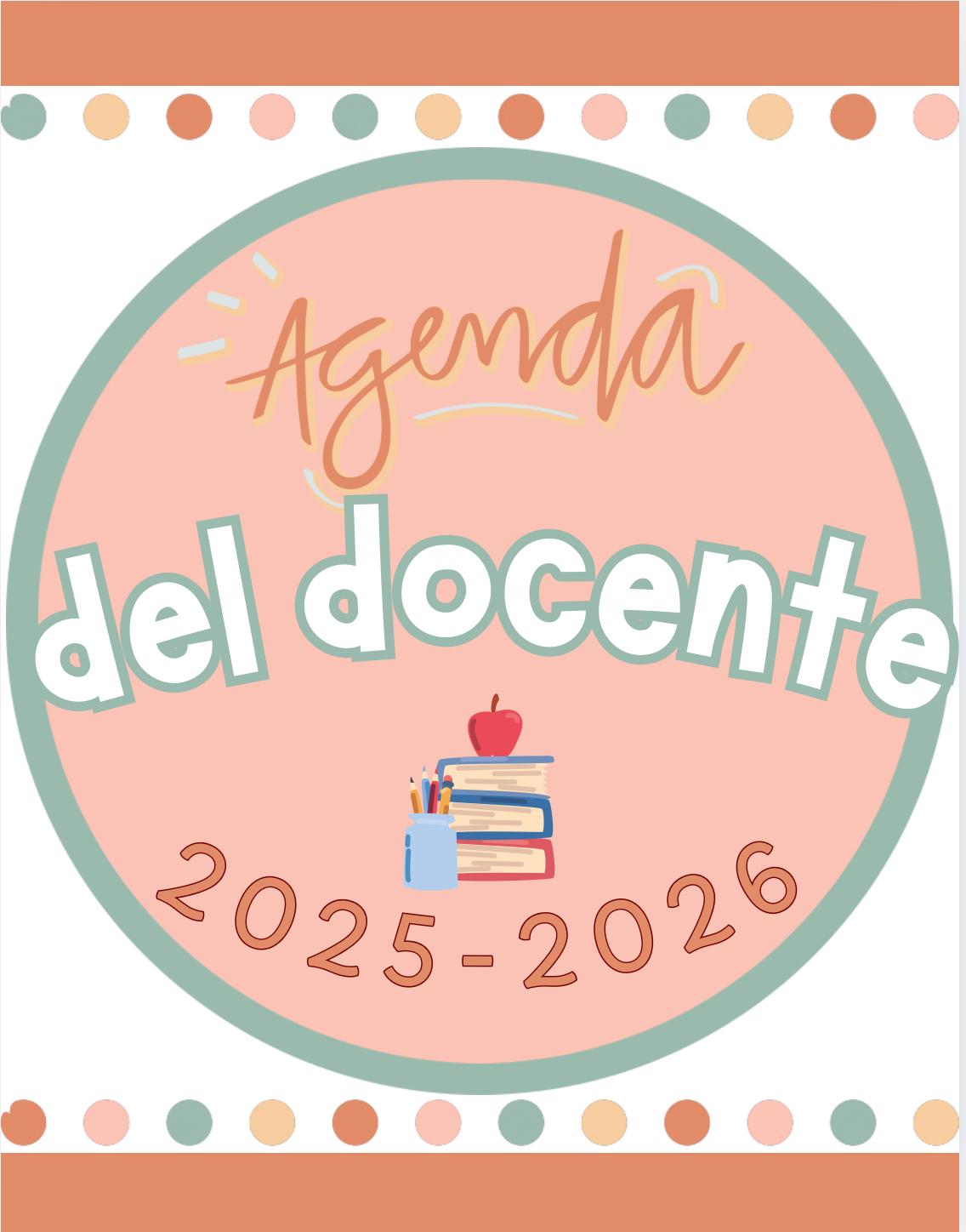 Teacher Agenda/ Agenda Del Docente (2025-2026) - Etsy