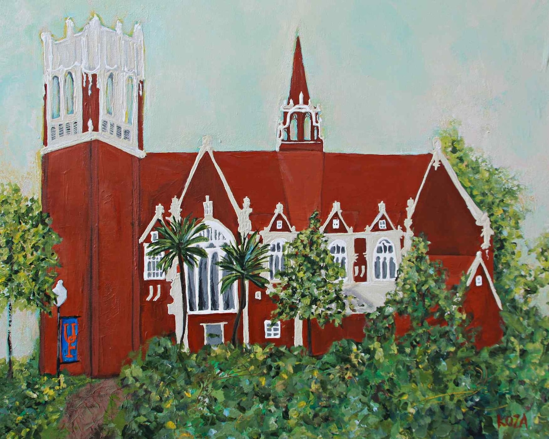 University of Florida, Century Tower, Auditorium, Gift, Canvas, Art ...