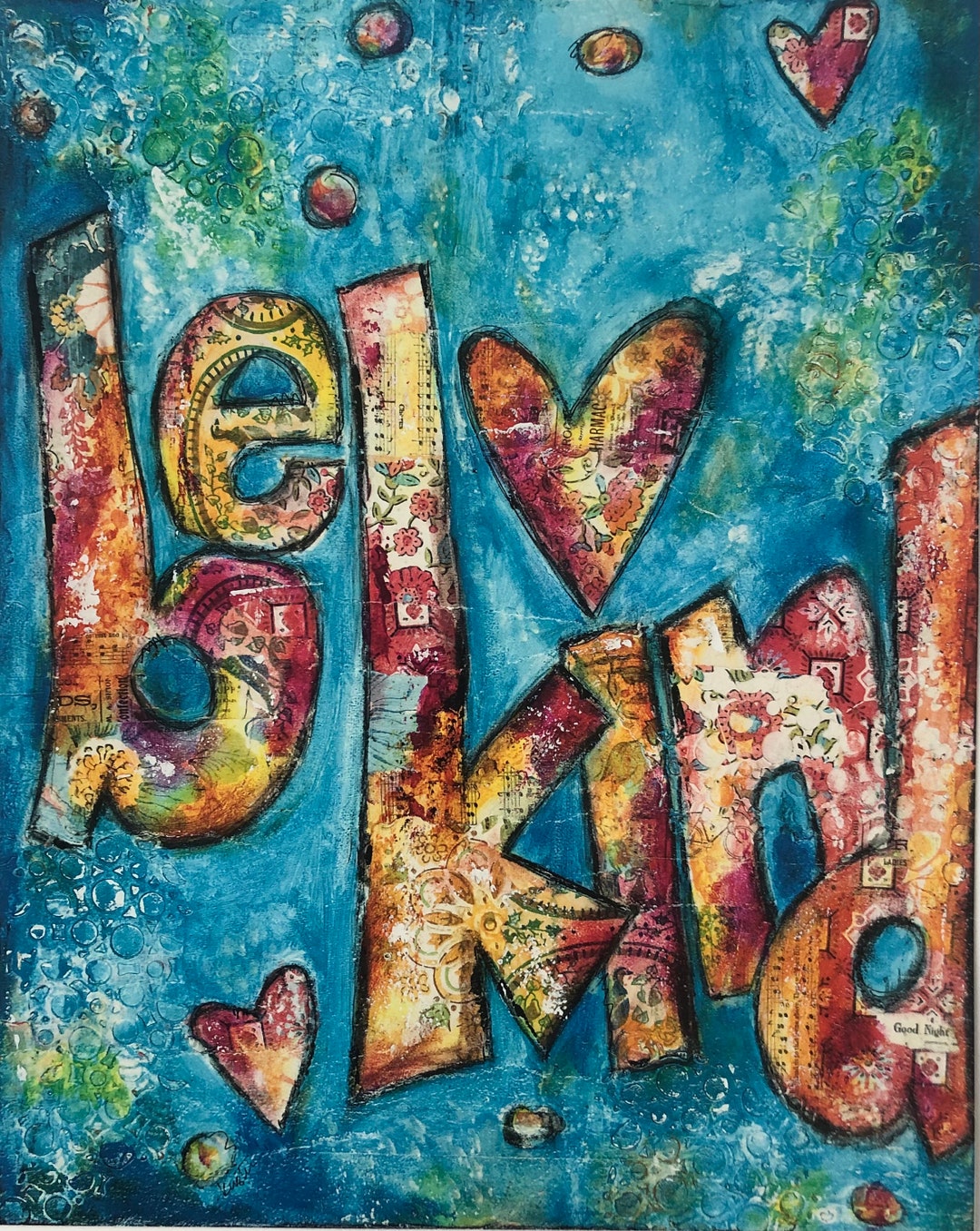 Be Kind Art Print: Inspirational Classroom Decor (8x10) - Etsy