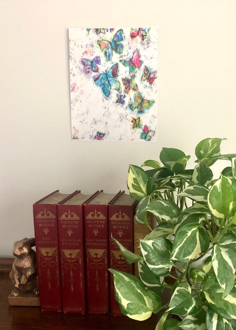 Butterflies Colorful Children Bedroom Classroom Decor | Etsy