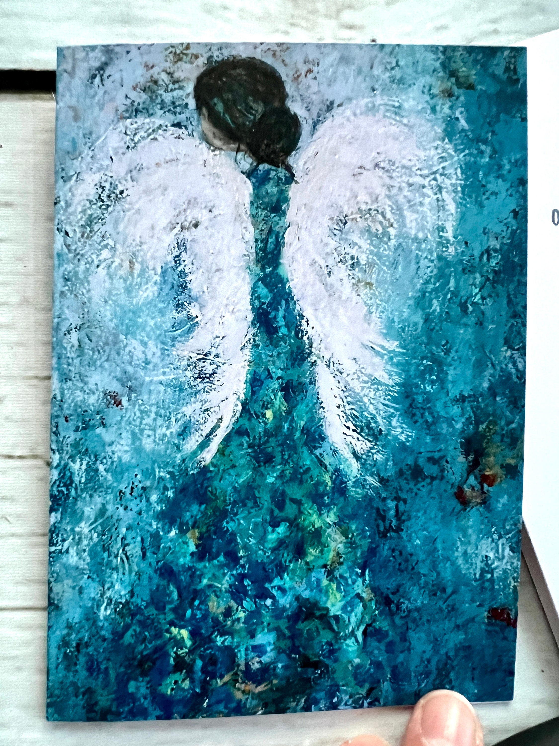 Angel Art Note Cards, Fine Art Stationery - Etsy