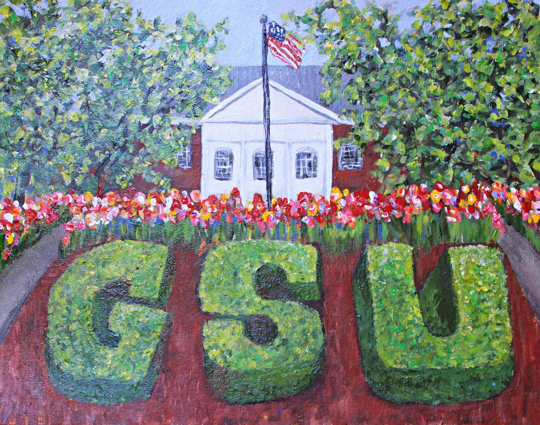 Georgia Southern University, Campus, Gift, Canvas, Painting, Art, Print ...