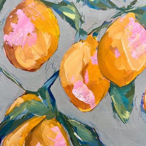 Lemon Art, Kitchen Lemons, Abstract Lemons, Lemon Tree, Fine Art ...