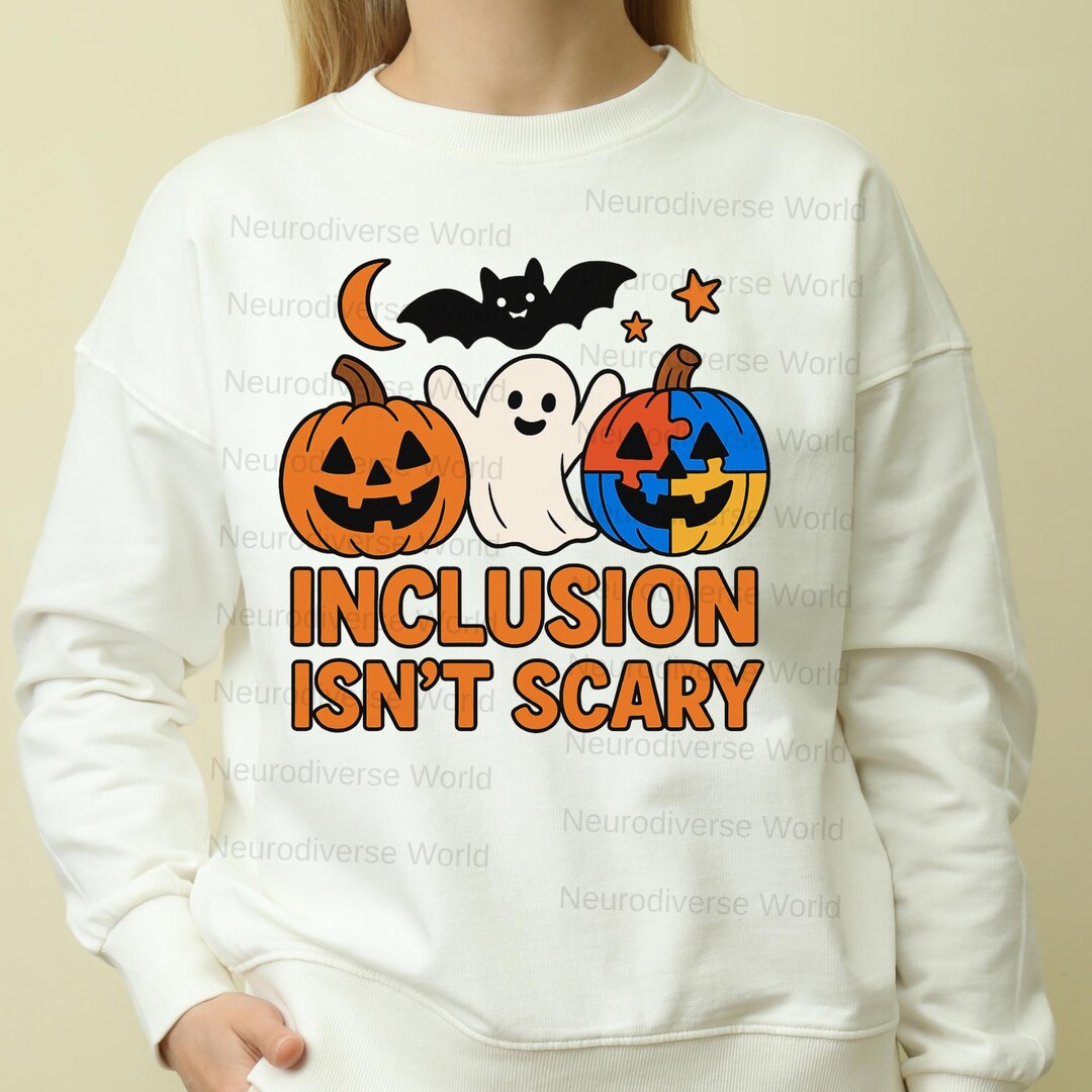 Inclusion Isn't Scary Png Svg, Halloween Shirt, Halloween Svg ...