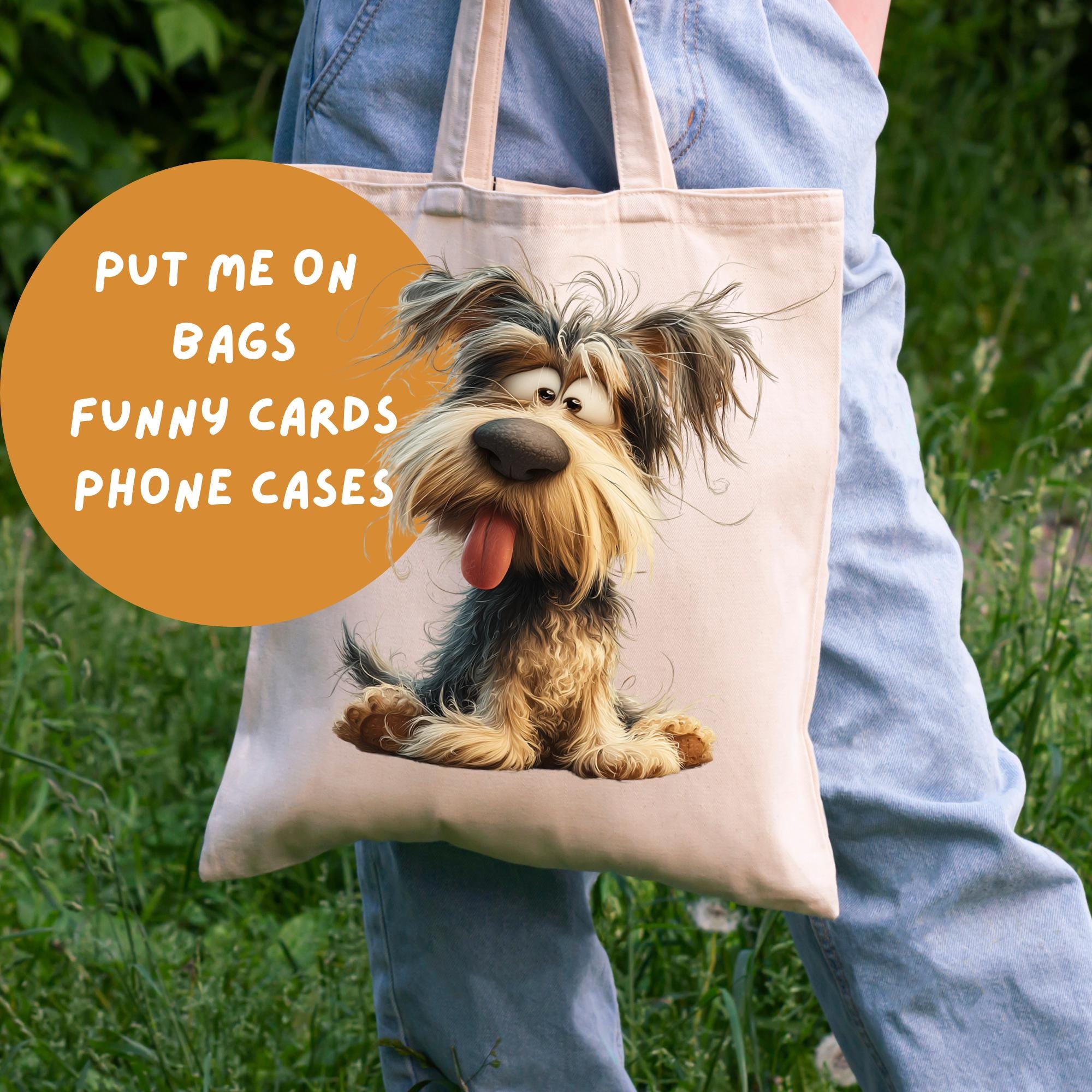Scruffy Dog Clipart: PNG Images Digital Download - Etsy
