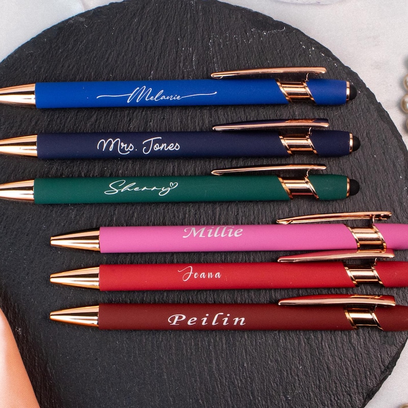 Personalized Pens Rose Gold - Etsy