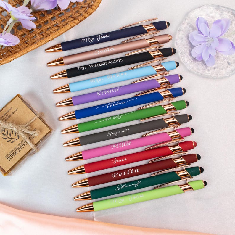 Personalized Pens Wedding Gifts, Custom Party Favors, Gift for Woman ...