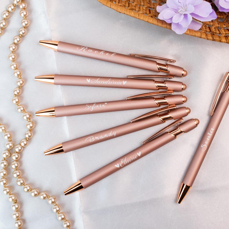 Personalized Pens Wedding Gifts, Custom Party Favors, Gift for Woman ...