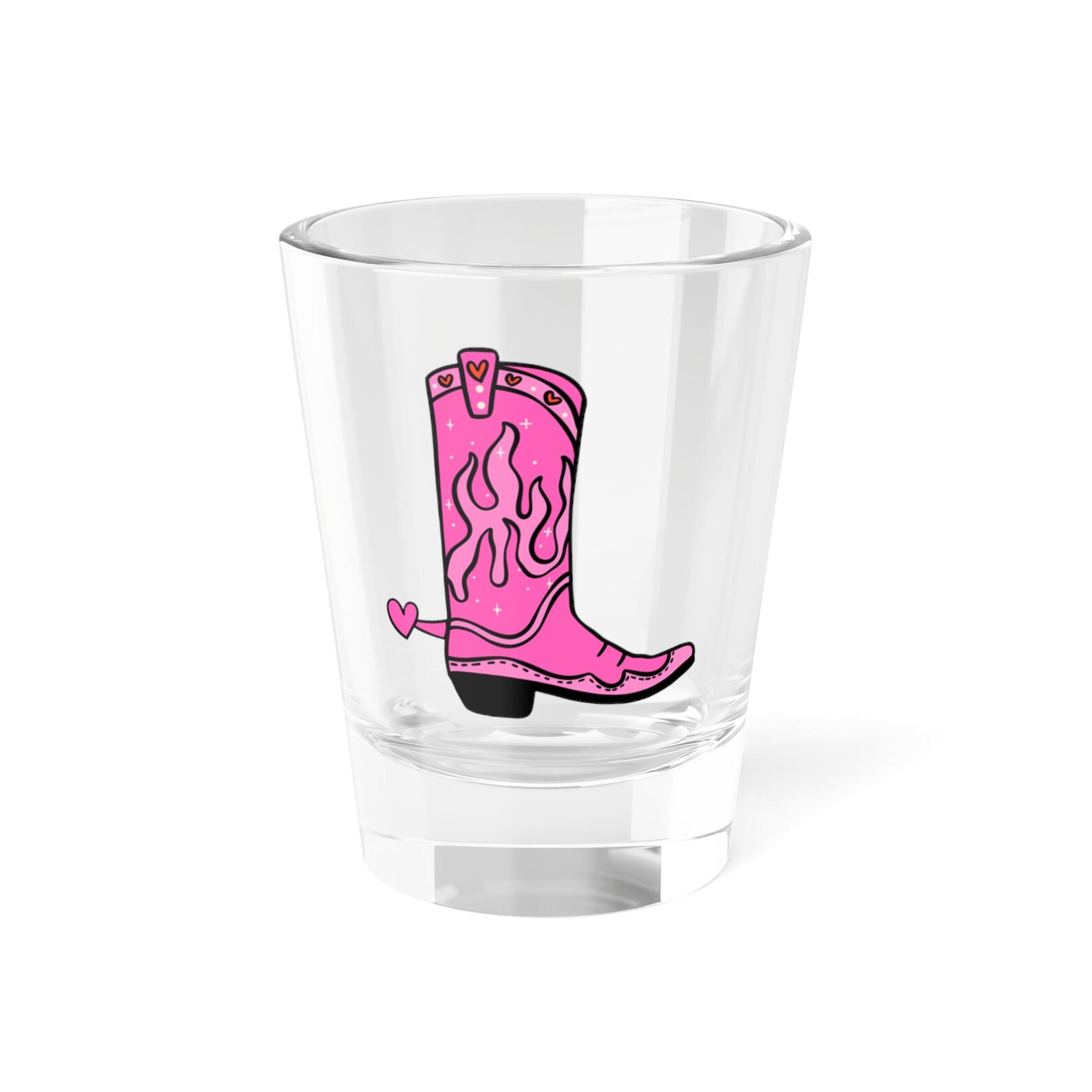 Pink Cowboy Boot Shot Glass | Fun Western Drinkware for Parties ...