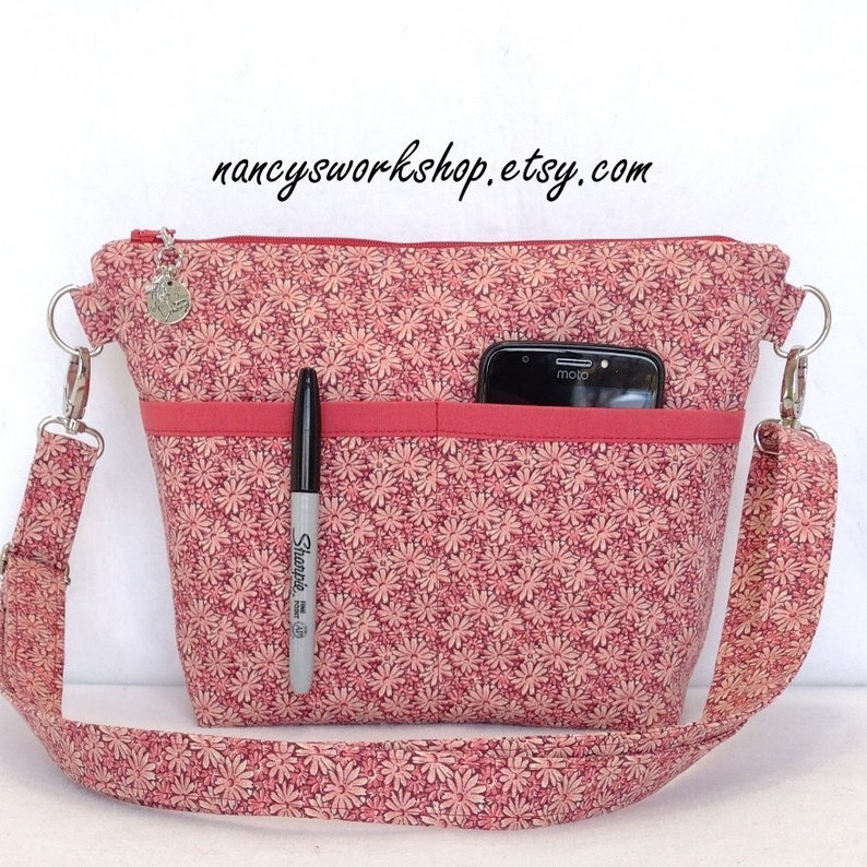 Woman's Medium Size Cross Body Purse Fabric Cross Body - Etsy