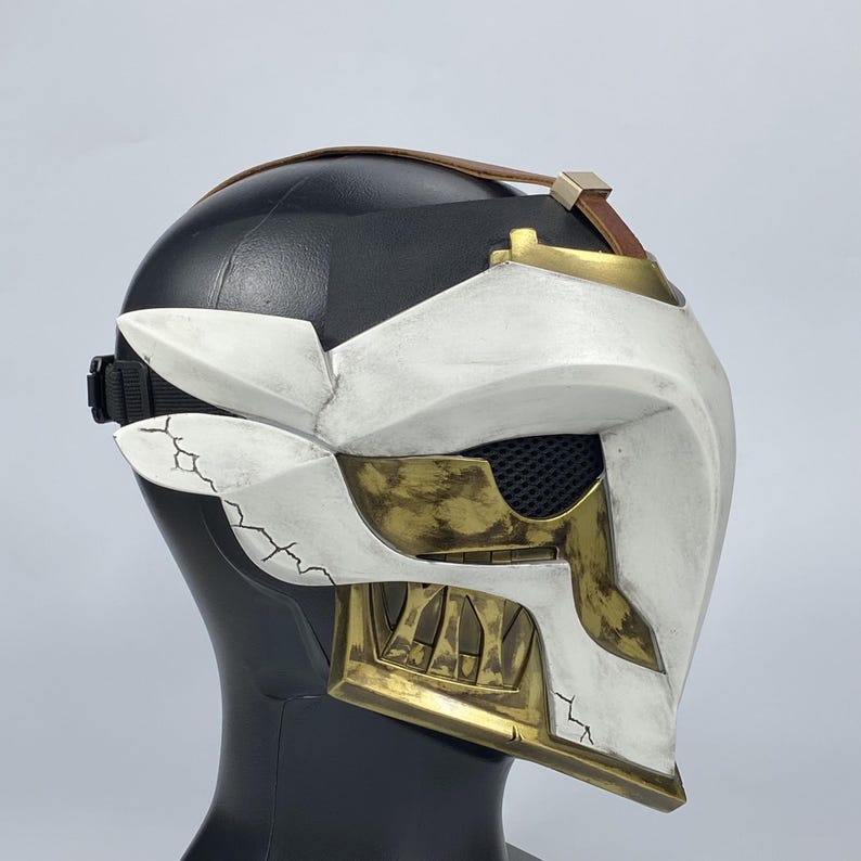 Ekko Cosplay Mask LOL Battle of the Twin Cities Jinx Ekko Video Game ...
