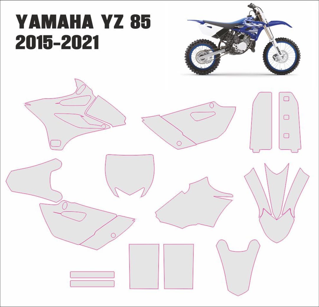 Digital Decal Templates for YAMAHA YZ 85 (2015-2021) - Etsy